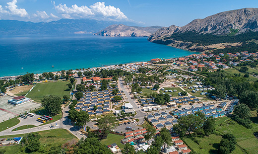 Map & Directions - Baska Beach Camping Resort by Valamar, Krk Island ...