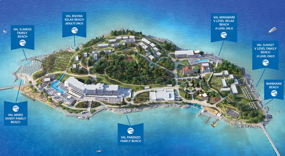 Beach, Pool & Wellness - Valamar Isabella Island Resort, Poreč, Croatia